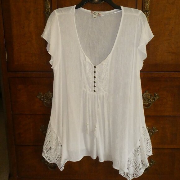 World unity | Tops | World Unity Womens Bohemian Blouse X | Poshmark